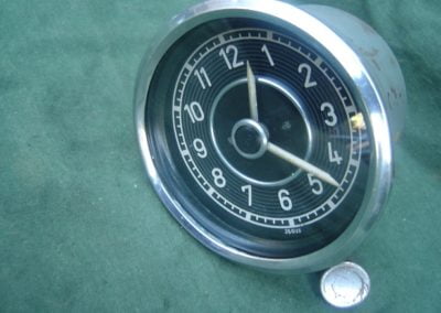 JSGUS MERCEDES ? car clock uhr auto klok 1950's 80 mm - Simons Old ...