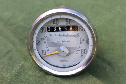SMITHS SSM2001/00 1600 magnetic 80 mijlenteller 80Mph speedometer tacho - Simons Old Motorcycle ...