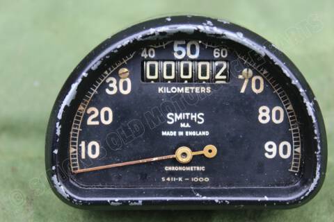 SMITHS S411-K 90 KM D type chronometric kilometer teller speedometer ...